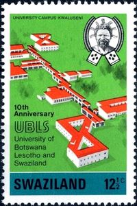 Selo: Kwaluseni campus (Essuatíni (Suazilândia)(University of Botswana ...