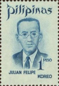 Stamp: Julian Felipe (1861-1944) (Philippines(Personalities / Portraits ...
