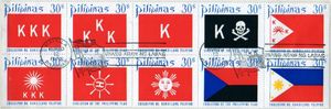 Stamp: Flags of the Revolution (Philippines(Development of the ...