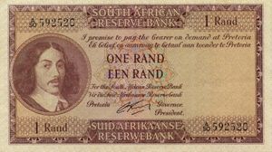Banknote: 1 Rand (South Africa(1961-1965 ND Issue) Wor:P-102b