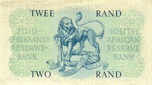 Banknote: 2 Rand (South Africa(1961-1965 ND Issue) Wor:P-104b