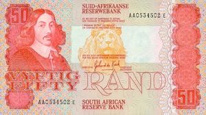 Billete de Banco: 50 Rand (Sudáfrica(1973-1994 ND Issue) Wor:P-122a