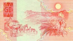 Banknote: 50 Rand (South Africa) (1973-1994 ND Issue) Wor:P-122a