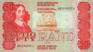 Banknote: 50 Rand (South Africa(1973-1994 ND Issue) Wor:P-122b 💴