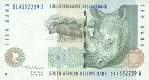 Banknote: 10 Rand (South Africa(1992-1999 Issue) Wor:P-123b