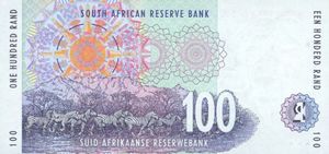 Banknote: 100 Rand (South Africa(1992-1999 Issue) Wor:P-126b 💴