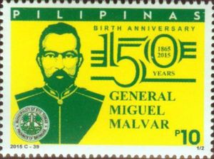 Stamp: General Miguel Malvar - 150th birthday (PhilippinesMi:PH 4994,Yt ...