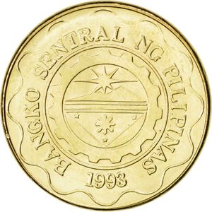 Barya: 5 Piso (Pilipinas(1946~Ngayon - Republika ng Pilipinas) Col:PH ...