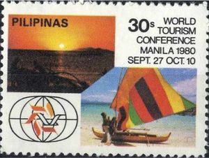 Stamp: World Tourism Conference (PhilippinesMi:PH 1373,Sn:PH 1484,Yt:PH ...