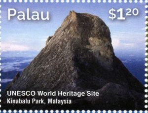 Stamp: Kinabalu Park, Malaysia (Palau(UNESCO World Heritage Sites) Mi ...