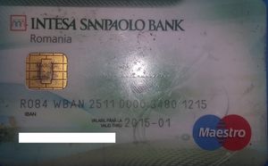 Bank Card: Intesa Sanpaolo Bank (Intesa Sanpaolo Bank, RomaniaCol:RO-MS ...