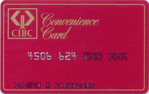 Bank Card: CIBC - Convenience Card (Canadian Imperial Bank of Commerce ...