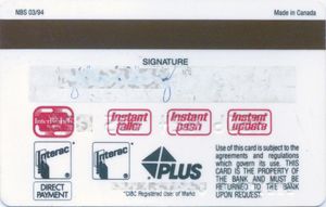 Bank Card: CIBC - Convenience Card (Canadian Imperial Bank of Commerce ...