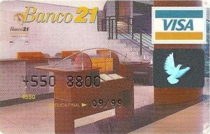 Bank Card: Banco 21 (Banco 21, SpainCol:ES-VI-0535