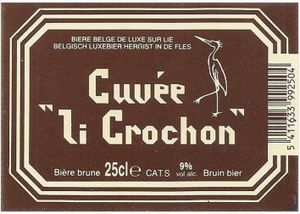 Drink Label: Cuvée Li Crochon Bruin (Brasserie Du Bocq, BelgiumCol:BE ...