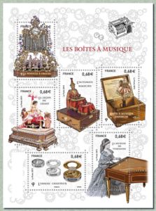 Stamp: Music Boxes (France(Music boxes) Yt:FR F4993,Mi:FR BL308,Sn:FR ...