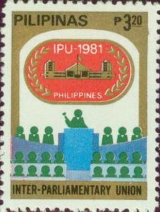 Stamp: 68th Spring Meeting of the Inter-Parliamentary Union ...