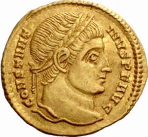 Coin: 1 Solidus (Roman Empire(306~337 - 56th Emp Constantine I, West ...