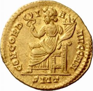 Coin: 1 Solidus (Roman Empire(306~337 - 56th Emp Constantine I, West ...