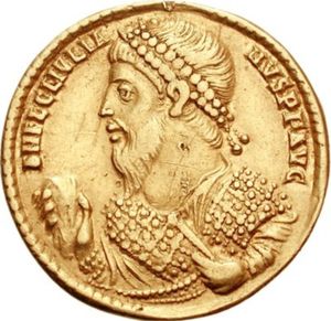 Coin: 1 Solidus (Roman Empire(360~363 - 57th Emp. Julian the Apostate ...