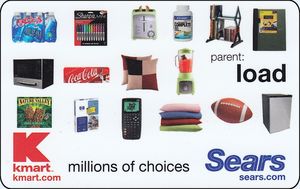 Gift Card: Parent Load (Kmart and Sears, United States of America ...