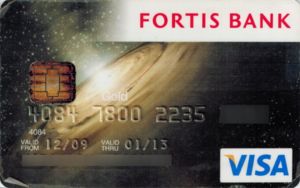 Bank Card: Fortis Bank (Fortis Bank, PolandCol:PL-VI-0142.01