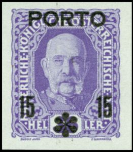 Stamp: Emperor Franz Joseph I (Austria(Postage Due 1917) Mi:AT P61U,AFA ...