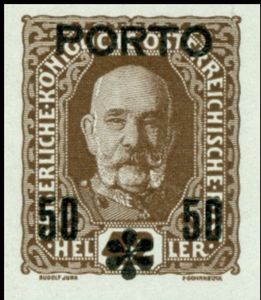 Stamp: Emperor Franz Joseph I (Austria(Postage Due 1917) Mi:AT P63U,AFA ...