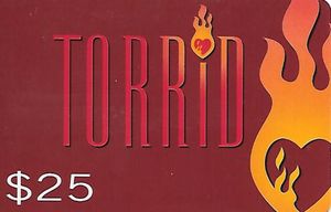 Gift Card: Logo $25 (Torrid, United States of America) (Logo) Col:US ...