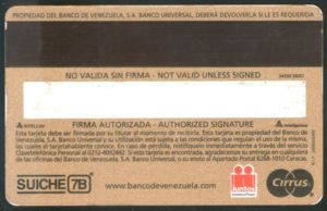 Bank Card: Banco de Venezuela - Grupo Santander - Clave Gold Maestro ...