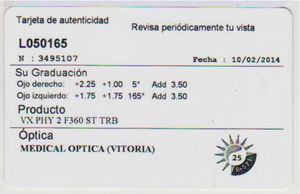 Tarjeta Funcional: Varilux - Medical Optica Vitoria (Shops - Optics ...