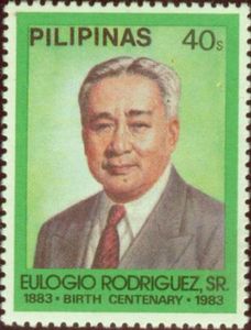 Stamp: Eulogio Rodriguez, Sr. - Birth Centenary (Philippines(Eulogio ...
