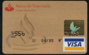 Bank Card: Banco de Venezuela - Grupo Santander (Banco De Venezuela ...