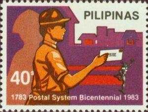 Stamp: Postal System Bicentennial (PhilippinesMi:PH 1539,Sn:PH 1645,Yt ...