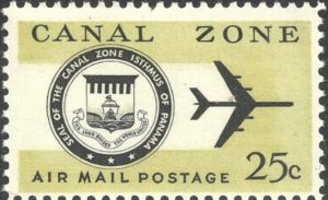Stamp: Air mail (Canal Zone(Seal and Jet Plane) Mi:US-CZ 164,Sn:US-CZ ...
