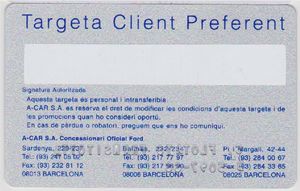 Tarjeta Funcional: Ford - A - Card (Car Assistance and Auto Clubs ...