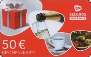 Geschenkkarte: Red Card (Selgros, Deutschland, Bundesrepublik ...