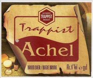 Etiqueta de bebida: Trappist Achel Bruin (Trappistenabdij De Achelse ...