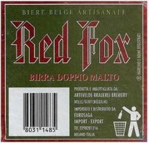 Drink Label: Red Fox (Brouwerij Artevelde, BelgiumCol:BE-BEER-003539 🏷️