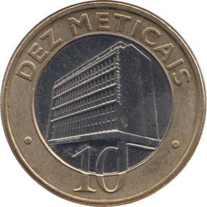 Moneda: 10 Meticais (Mozambique(2006~Today - Banco de Mozambique) WCC:km140