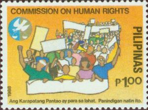 Stamp: Commission on Human Rights (PhilippinesMi:PH 1918,Sn:PH 1973,Yt ...