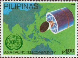 Stamp: Asia-Pacific Tele-community - 10th anniv. (PhilippinesMi:PH 1955 ...