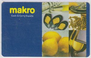 Functional Card: Makro (Shops - Supermarkets, Spain(Makro) Col:ES-MAKRO ...
