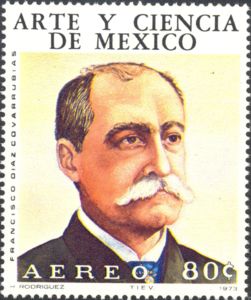 Stamp Francisco Díaz Covarrubias Surveyor 1833 1889 Mexico Art And