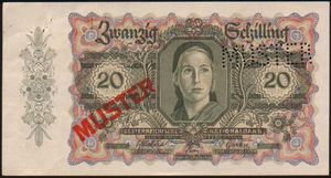 Banknote: 20 Schilling (Austria) (1945-1947 Issues) Wor:P-123s