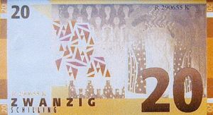 Banknote: 20 Schilling (Österreich(Unissued Proof Notes)