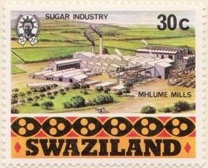 Stamp: Mhlume Mills (Swaziland) (Sugar Industry) Mi:SZ 409,Sn:SZ 412,Yt ...