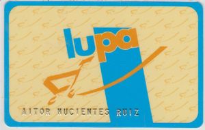 Functional Card: Lupa (Shops - Supermarkets, Spain) (Lupa) Col:ES-LUPA ...