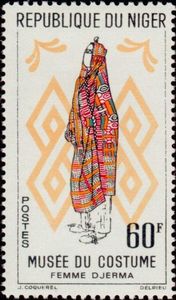 Stamp: Djerma Women (Niger(Costume Museum) Mi:NE 50,Sn:NE 126,Yt:NE 132 ...