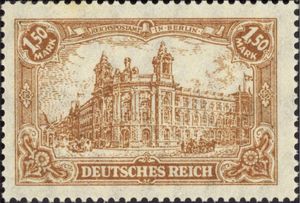 Stamp: General Post Office, Berlin (German Realm(Representative figures ...